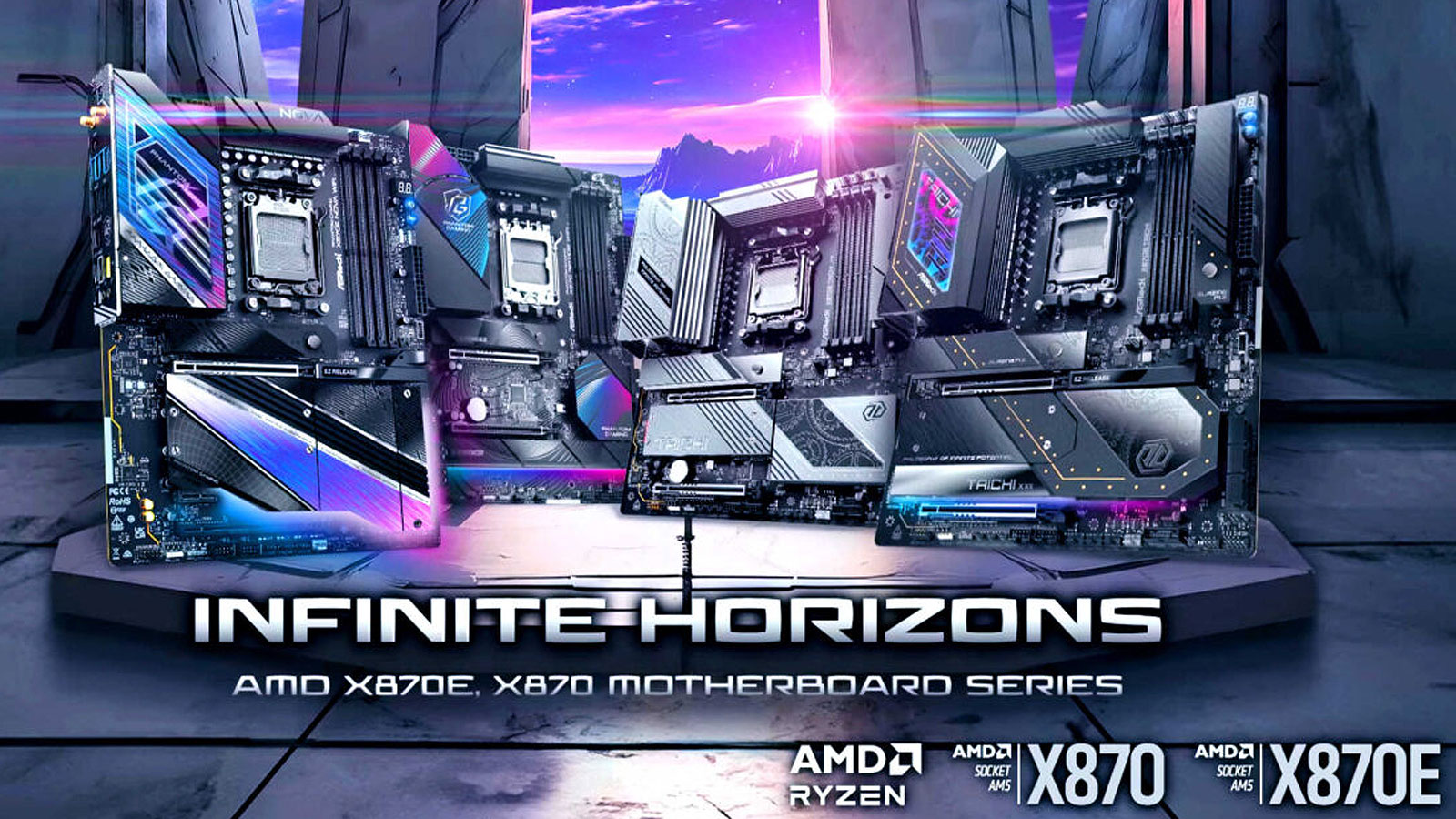 Llegaron a Perú los motherboards X870 de ASRock para AMD Ryzen 9000