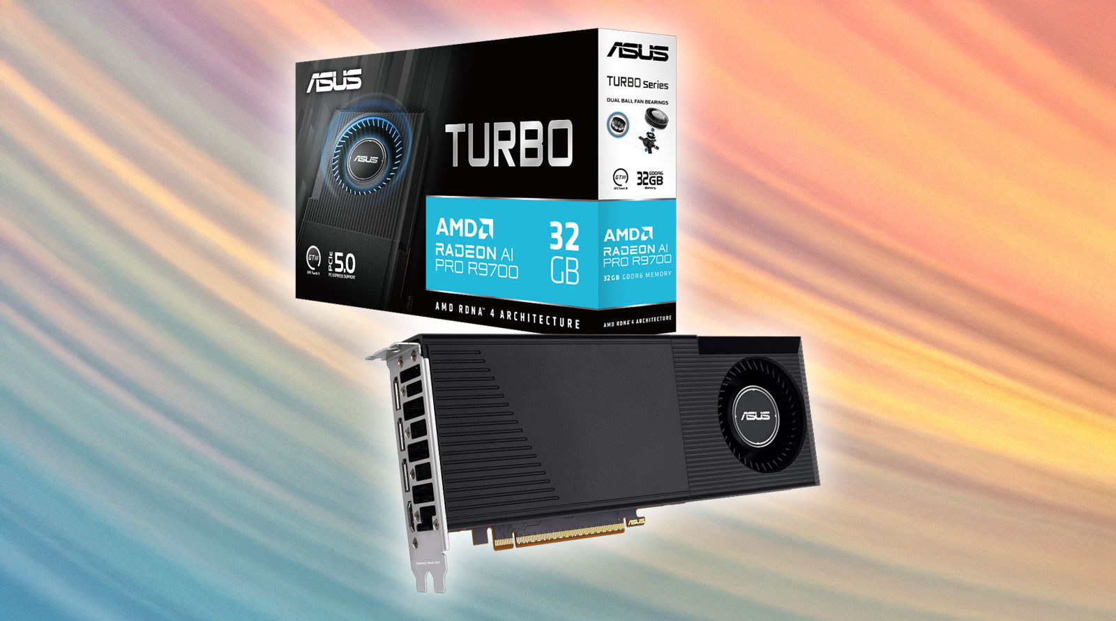 ASUS anuncia la Turbo Radeon AI Pro R9700 de 32 GB