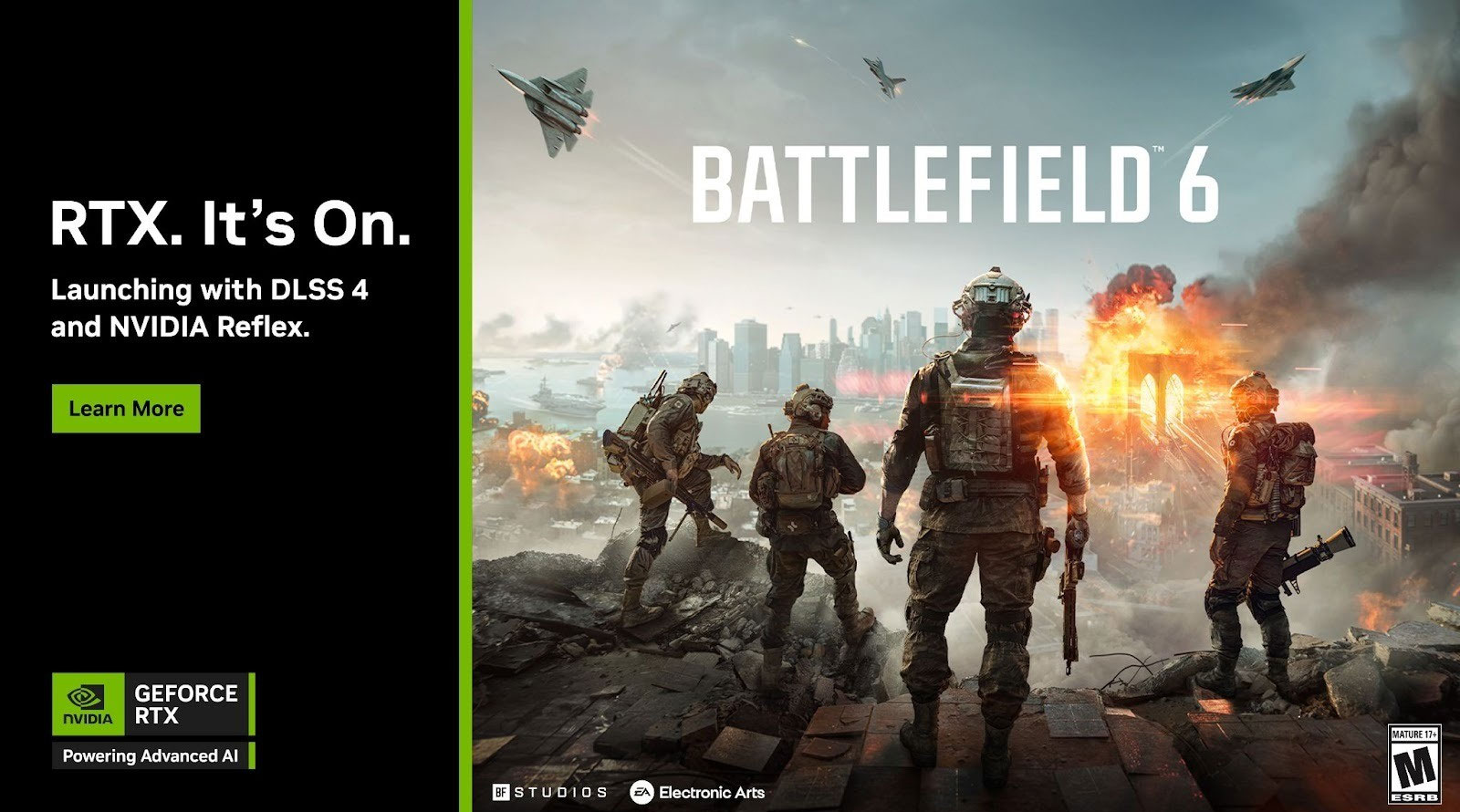 DLSS 4 llega con Battlefield 6 y bundle ARC Raiders RTX 50